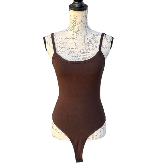 Rampage | Tops | Rampage Brief Chocolate Brown Soft Stretchy Body Suit ...